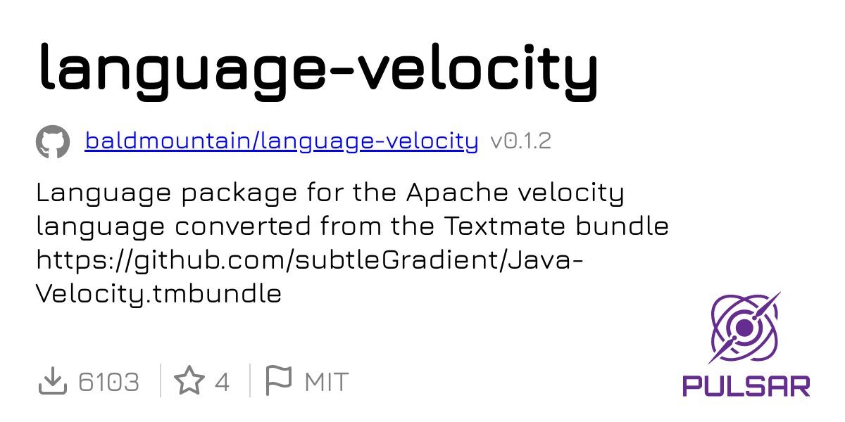language-velocity
