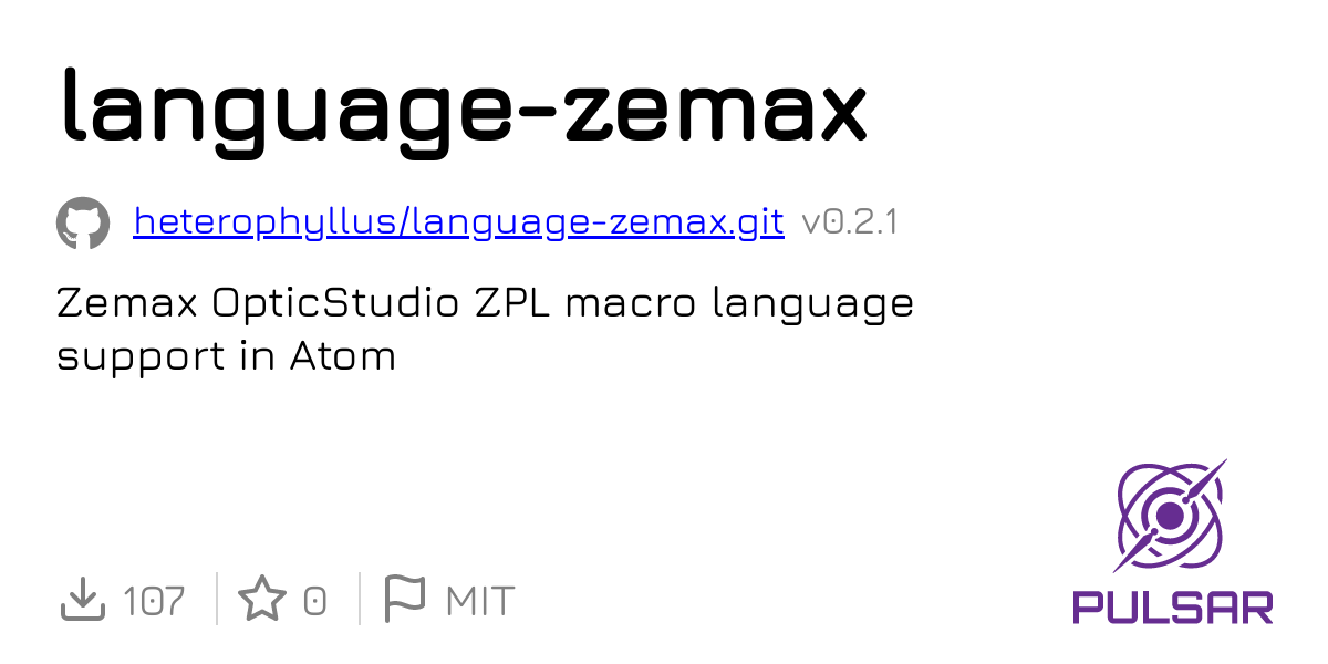 language-zemax