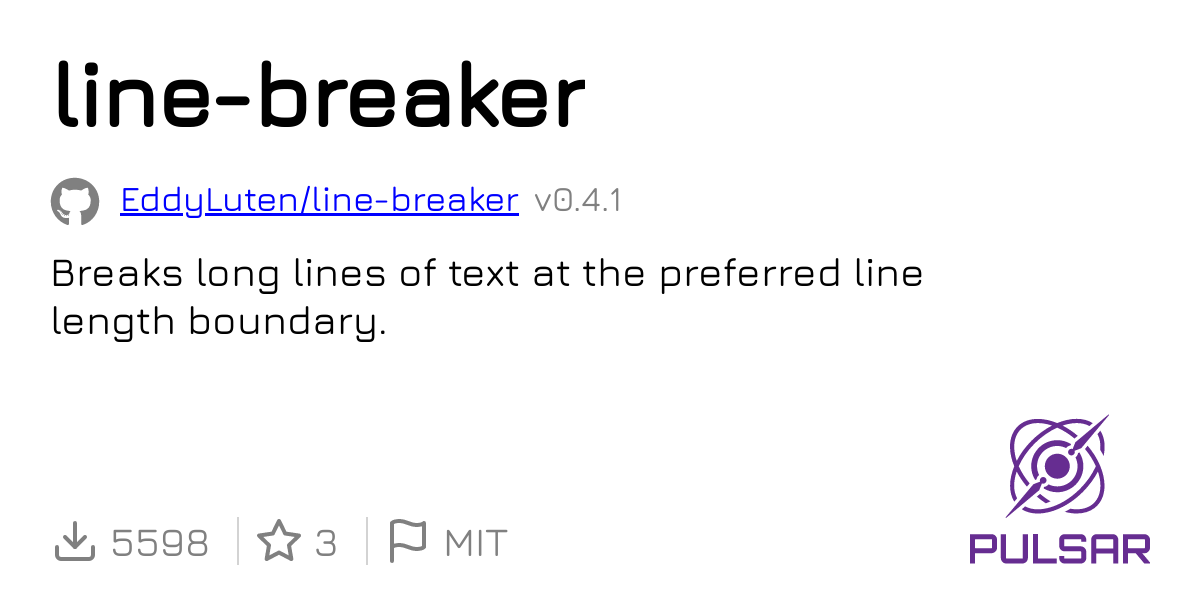 line-breaker