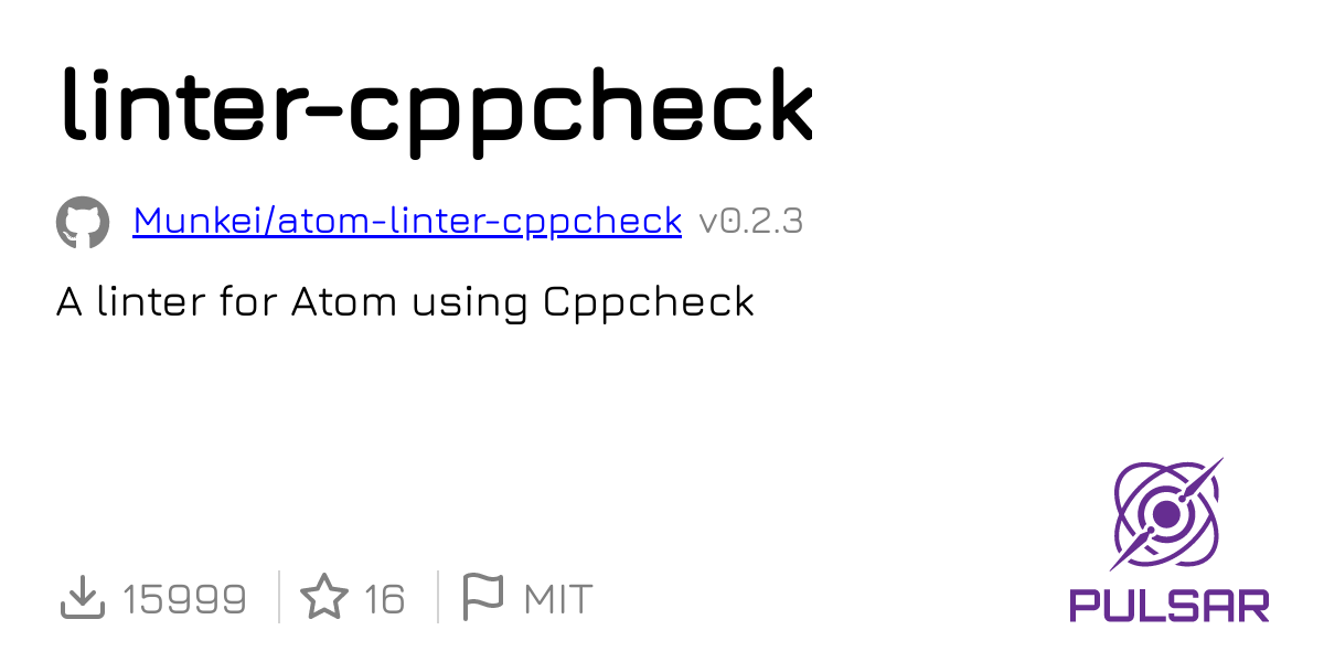 Linter Cppcheck 