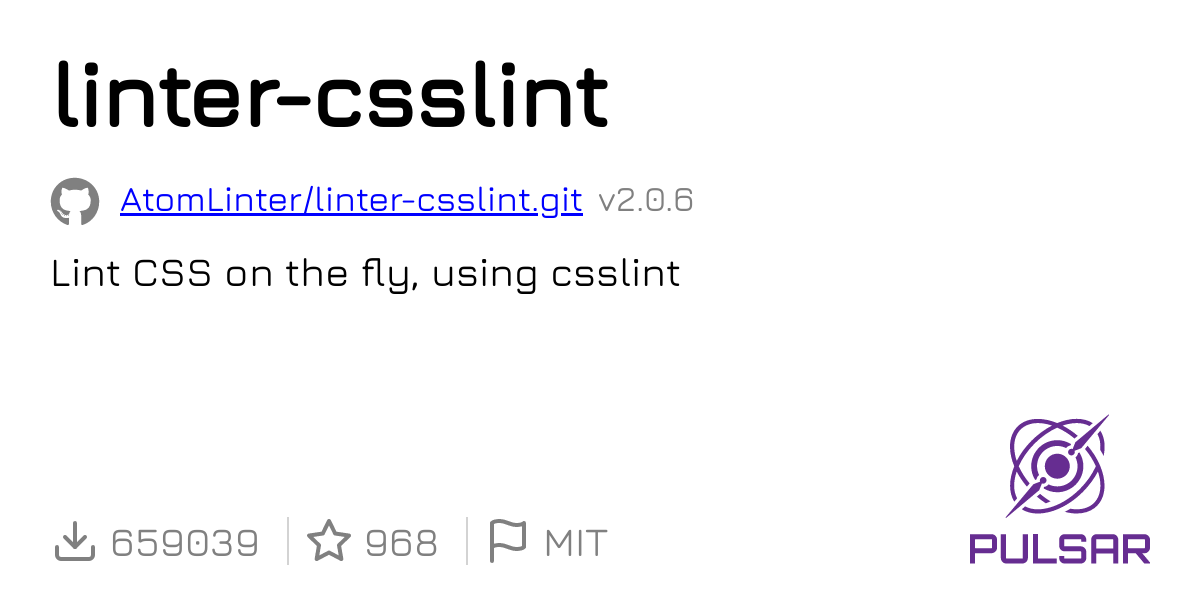Linter Csslint 
