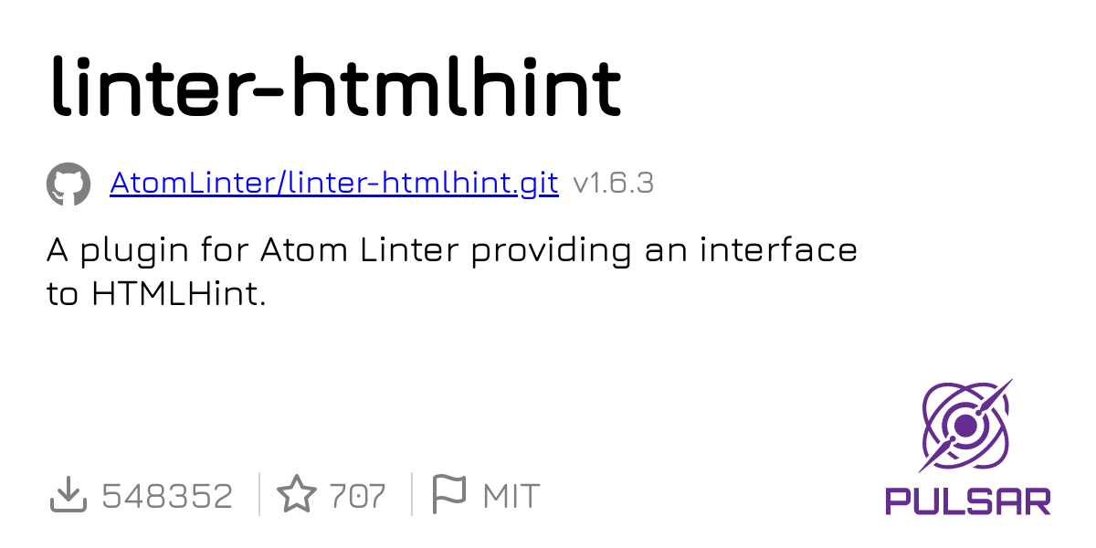 linter-htmlhint linter-htmlhint
