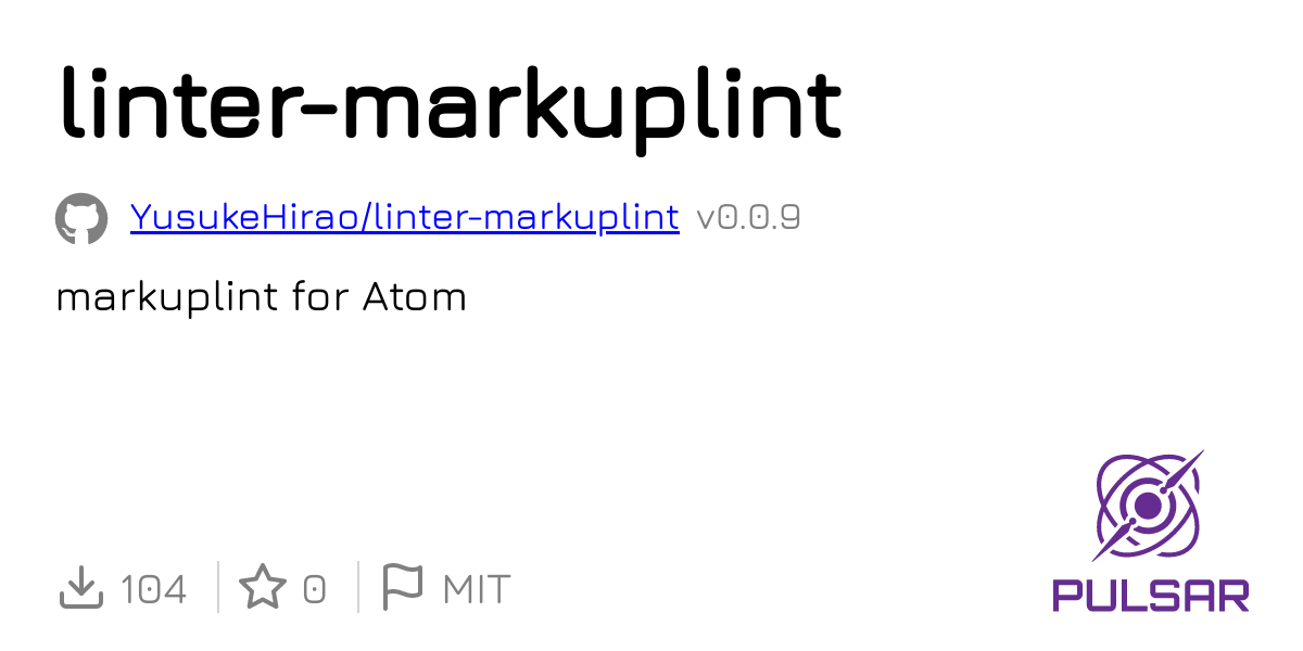 linter-markuplint