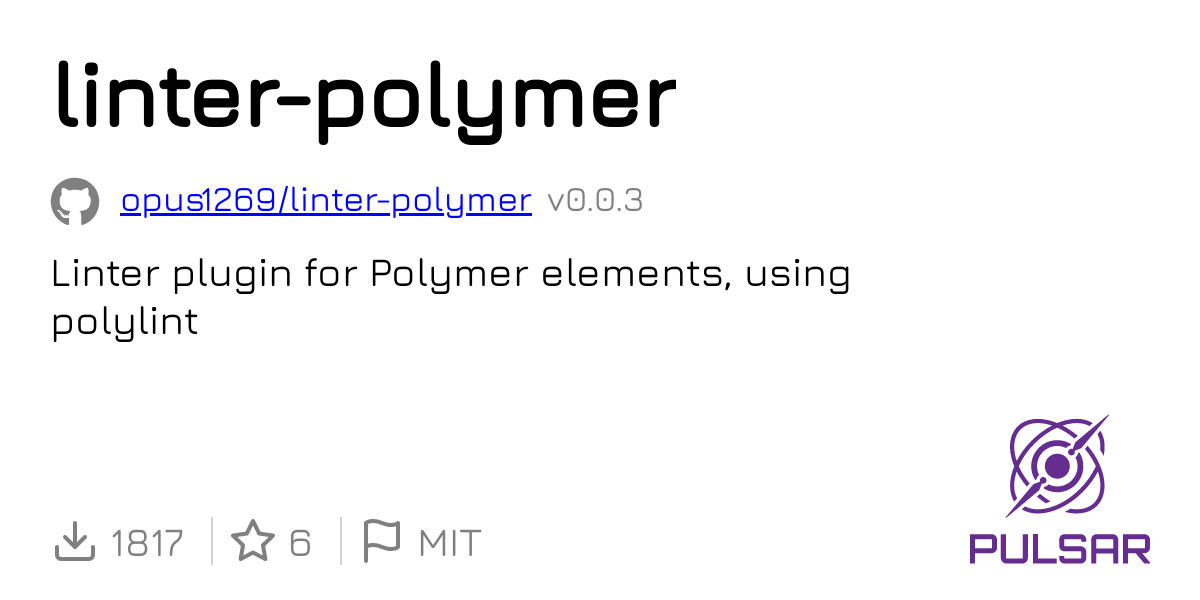 linter-polymer