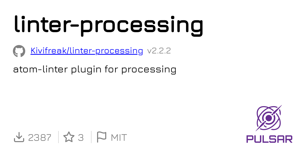 linter-processing