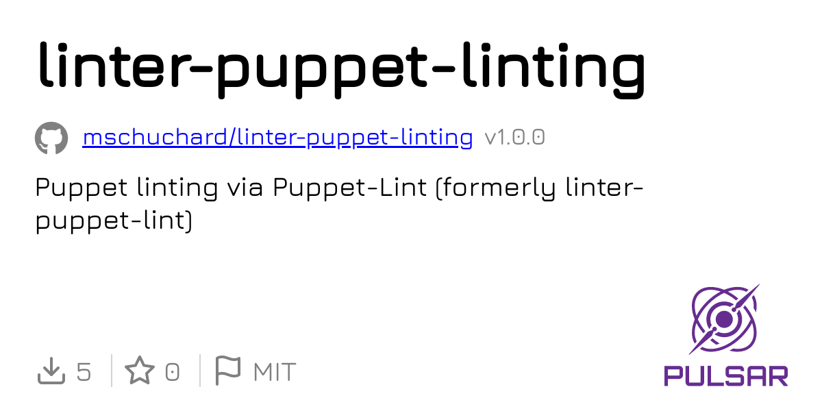 linter-puppet-linting