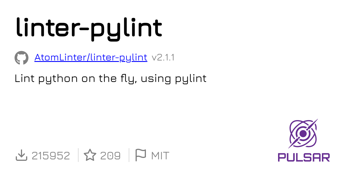 Linter Pylint 