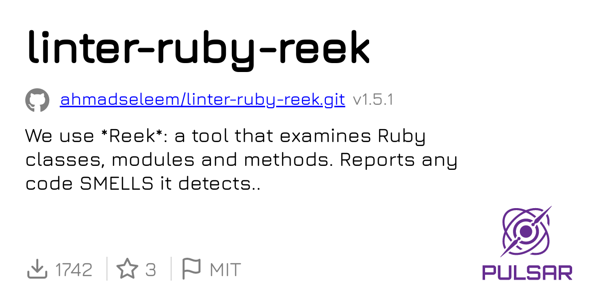linter-ruby-reek