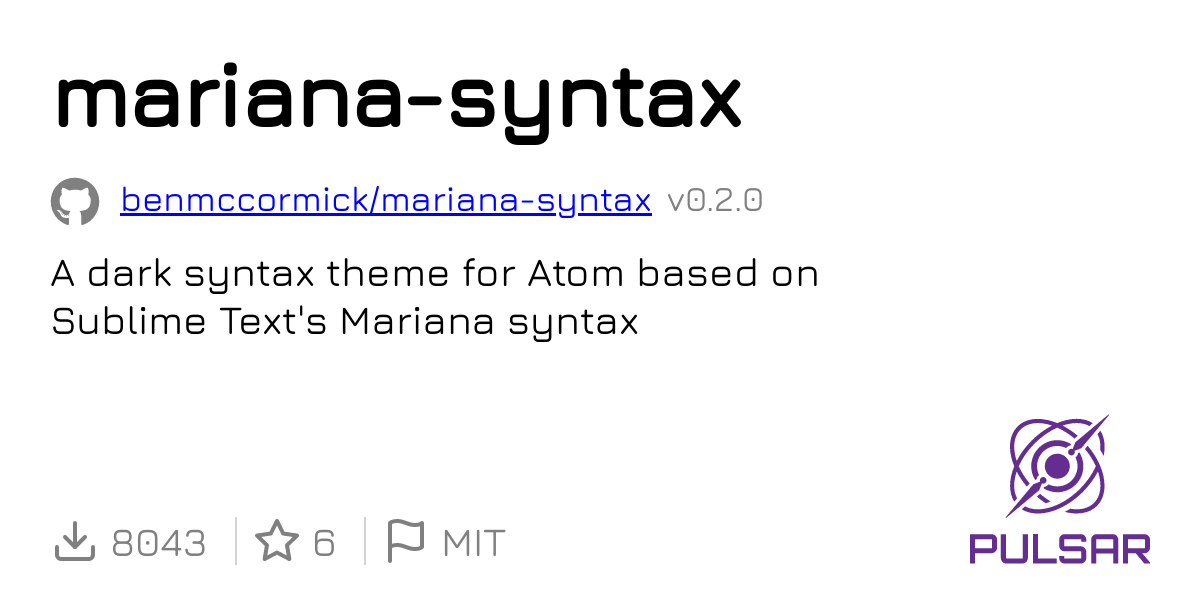 mariana-syntax