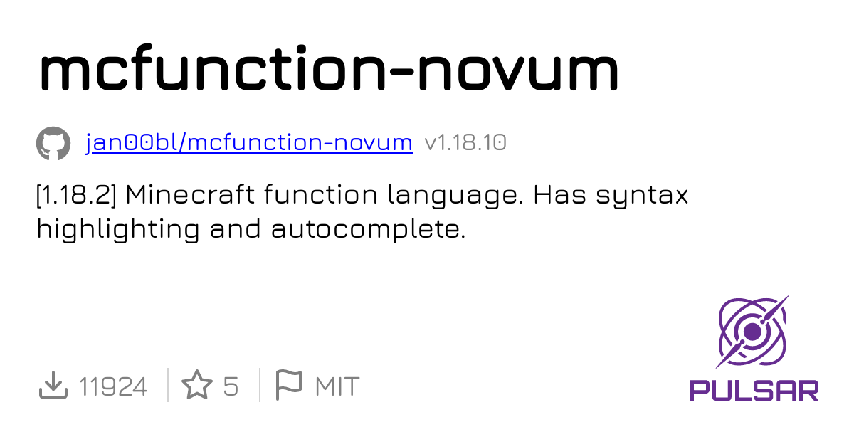 mcfunction-novum