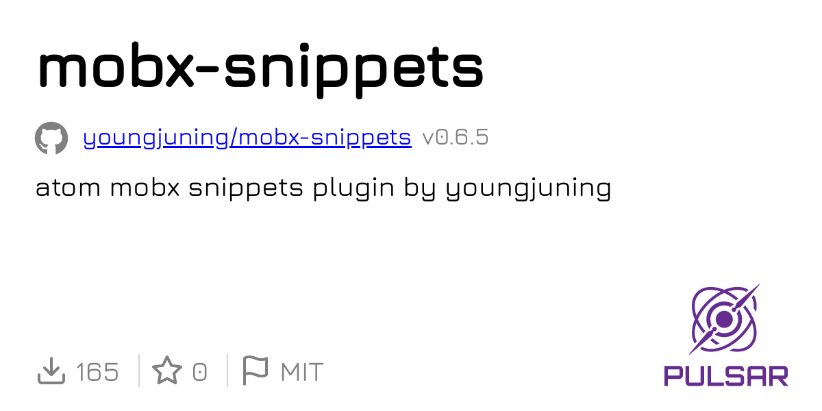 mobx-snippets