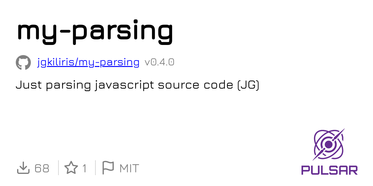 My Parsing 