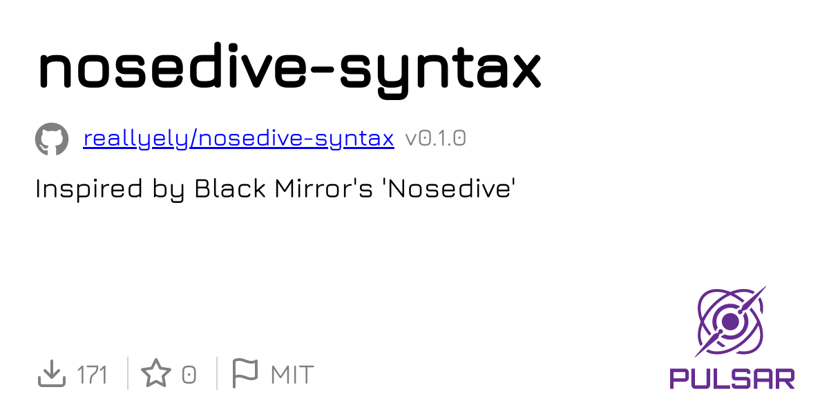 nosedive-syntax