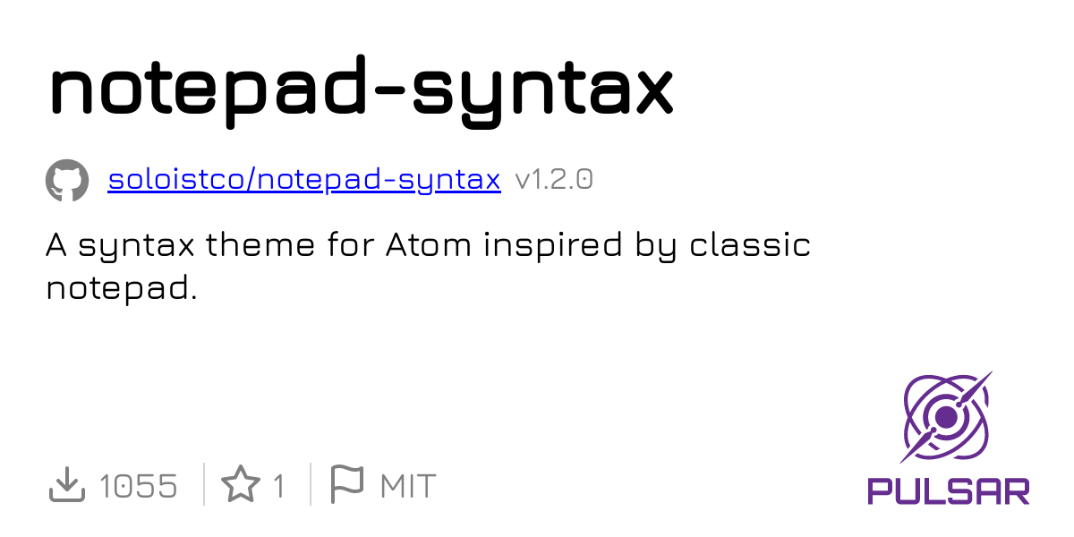 notepad-syntax notepad-syntax