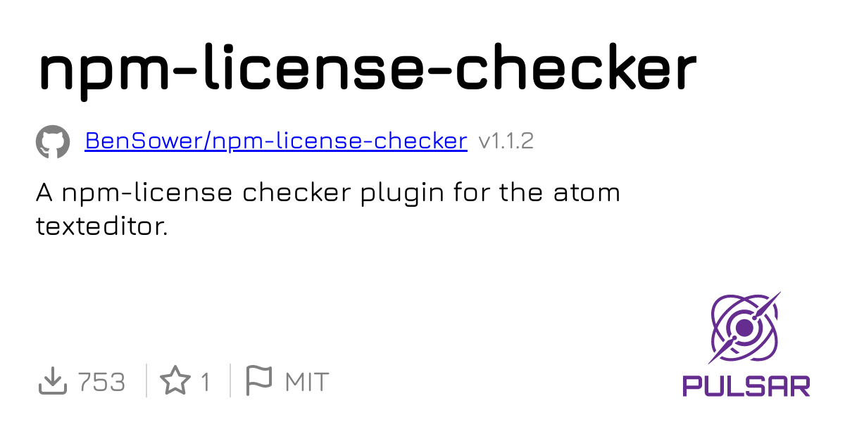 npm-license-checker npm-license-checker