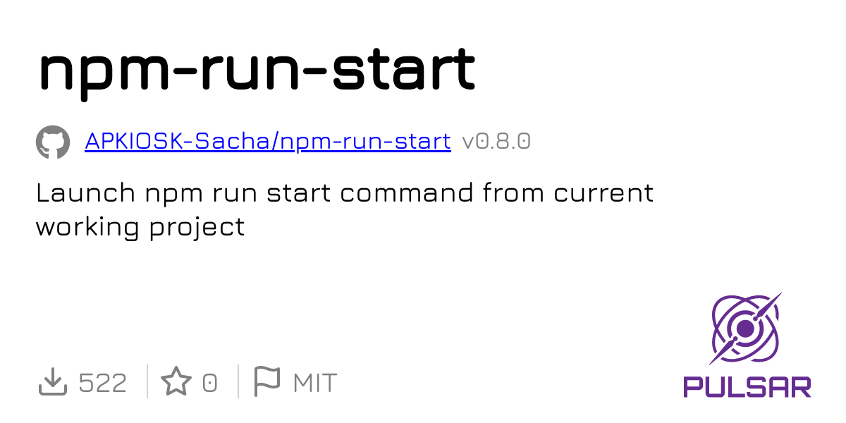Npm Run Start 