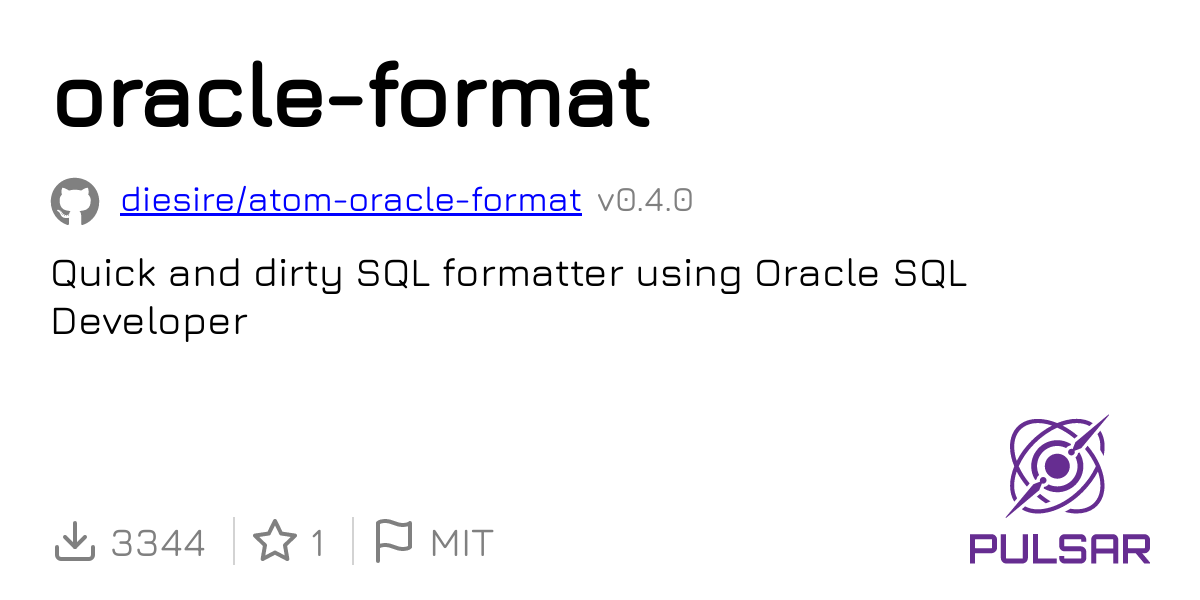 oracle-format oracle-format