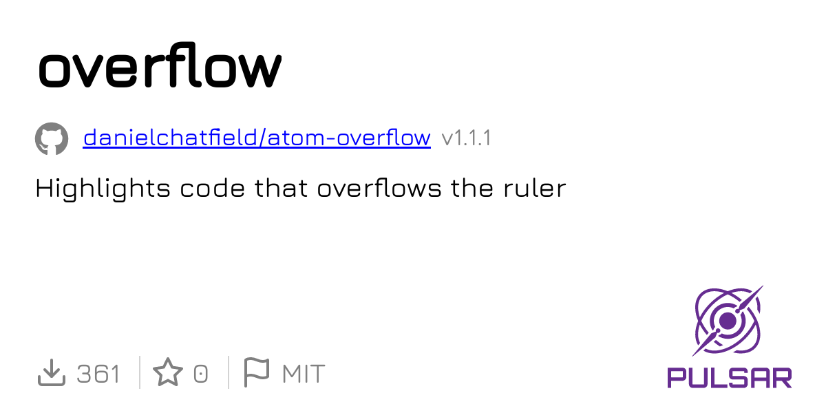 overflow