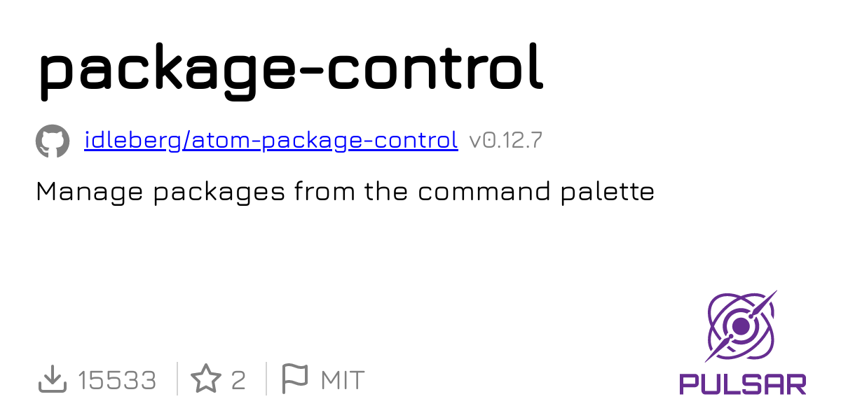 package-control