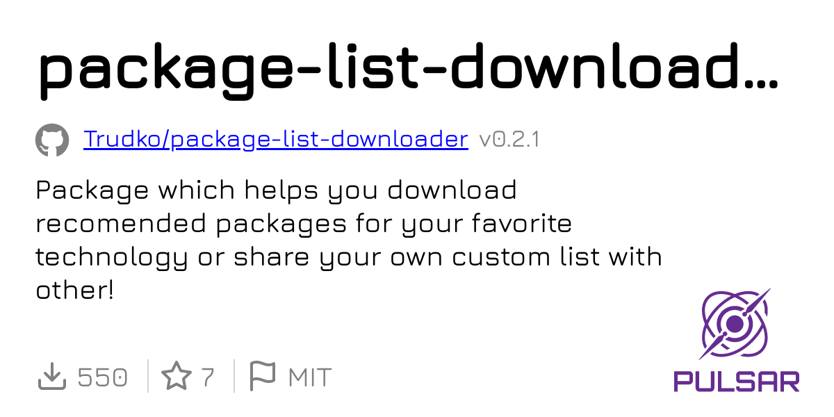 package-list-downloader