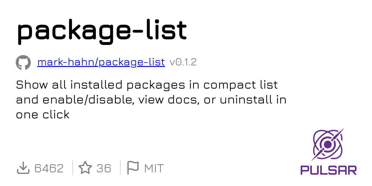 package-list