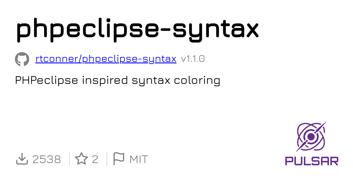 Phpeclipse Syntax 