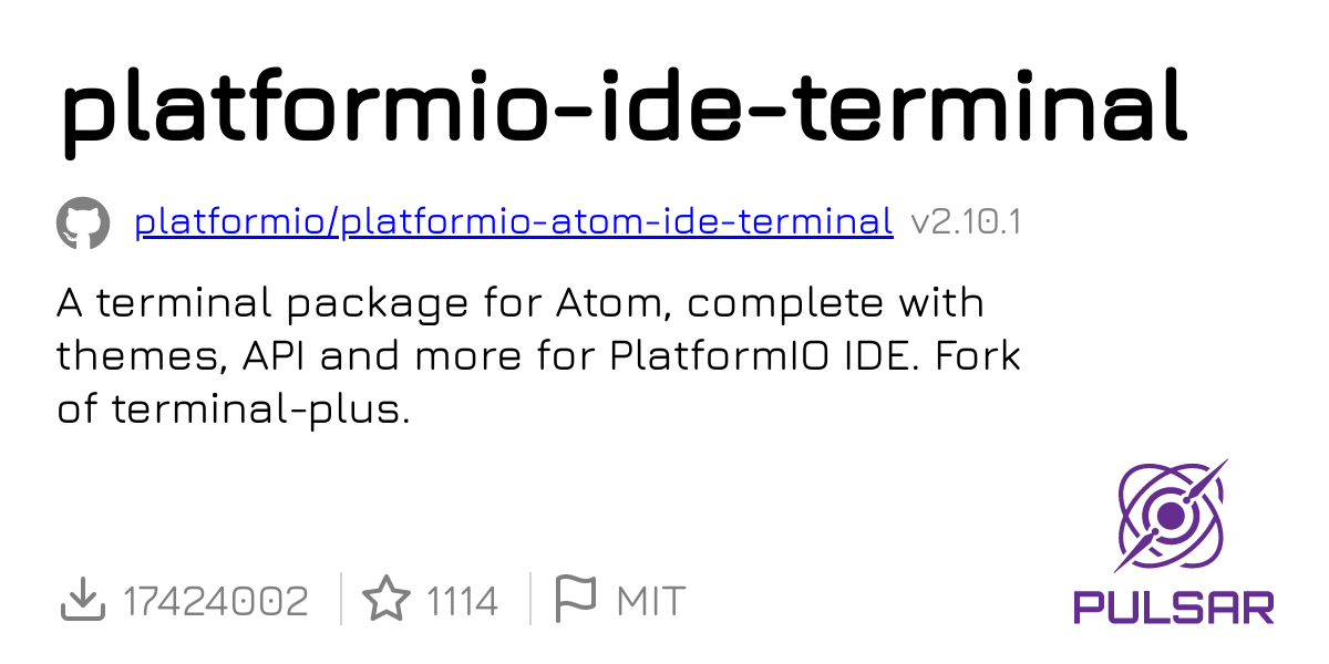 platformio-ide-terminal platformio-ide-terminal