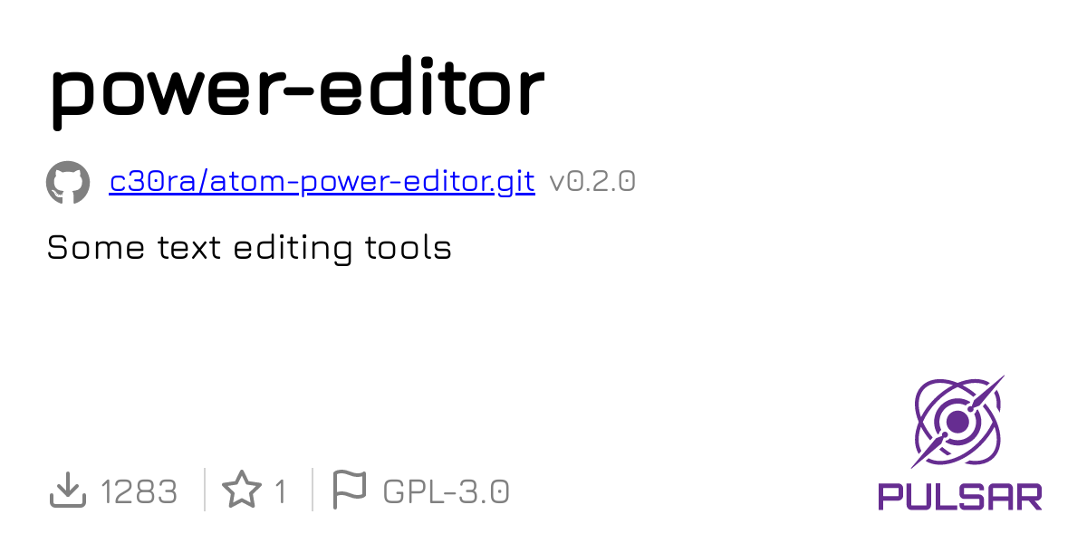 power-editor