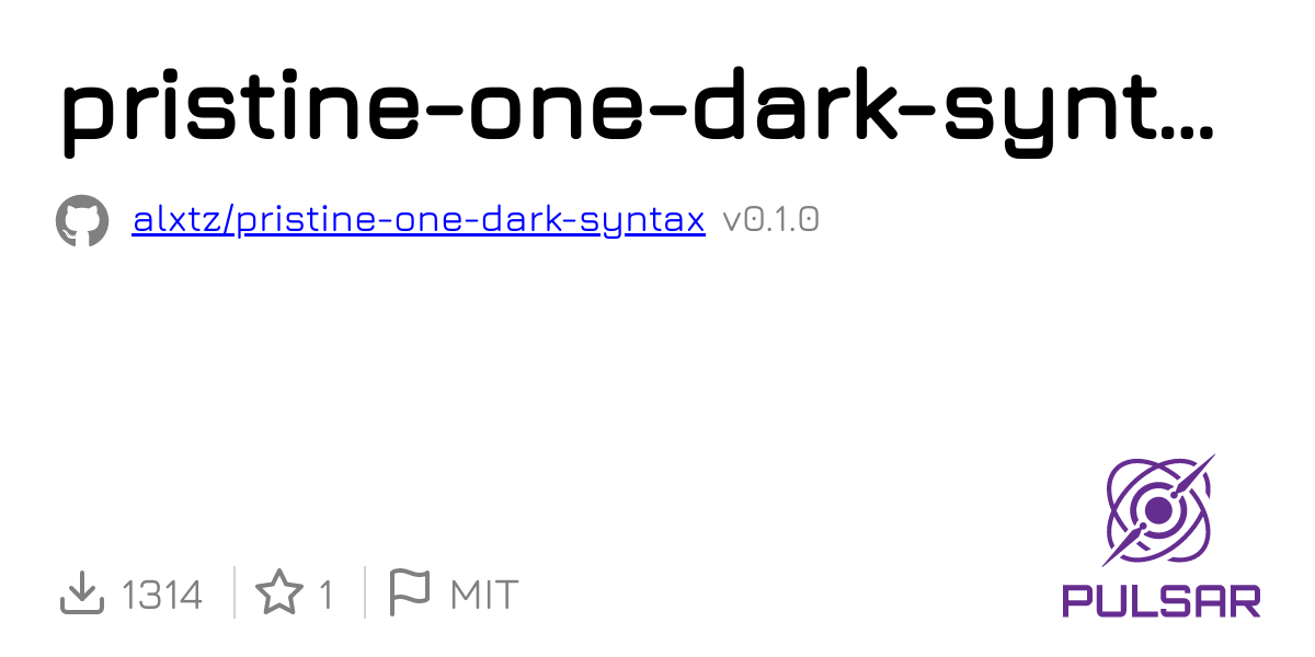 pristine-one-dark-syntax