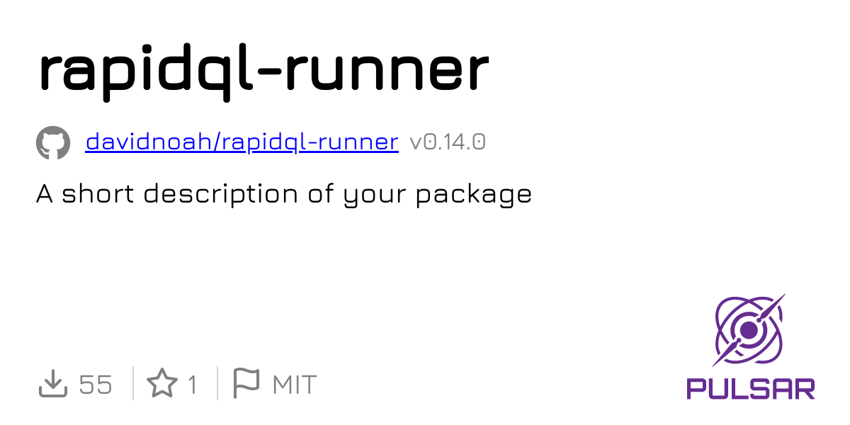 rapidql-runner
