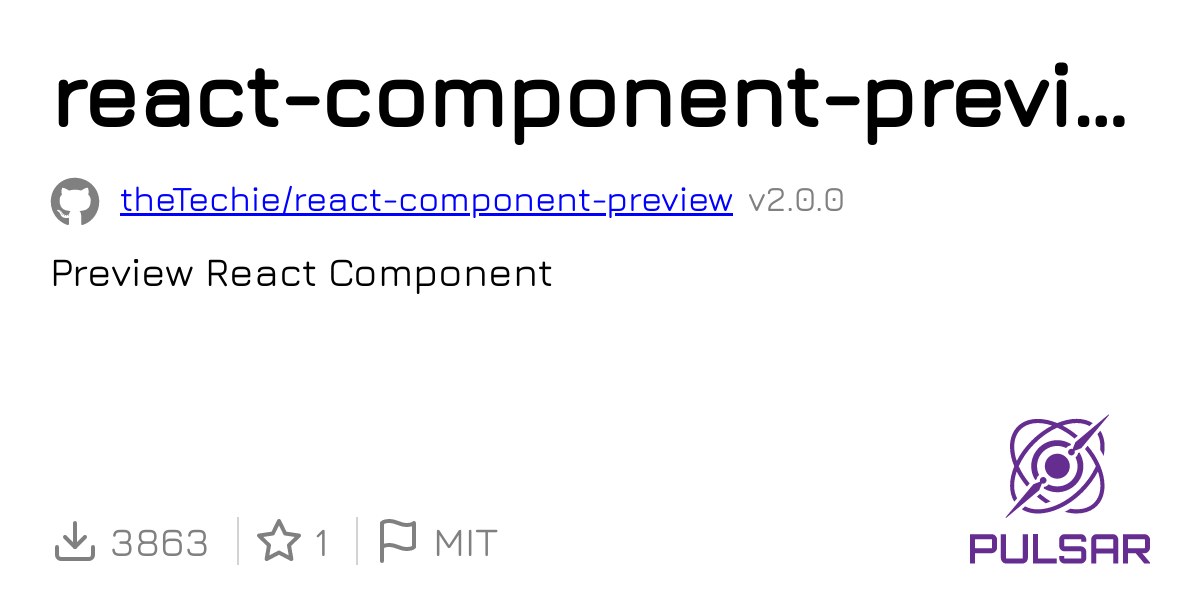 React Component Preview