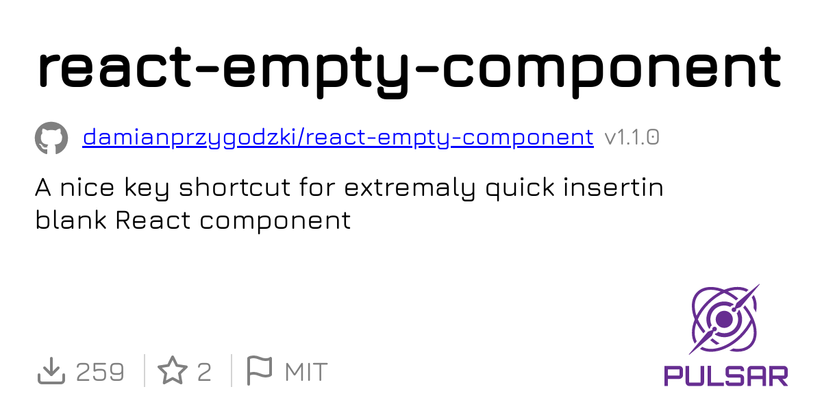 react-empty-component react-empty-component