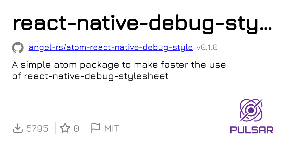 react-native-debug-style react-native-debug-style