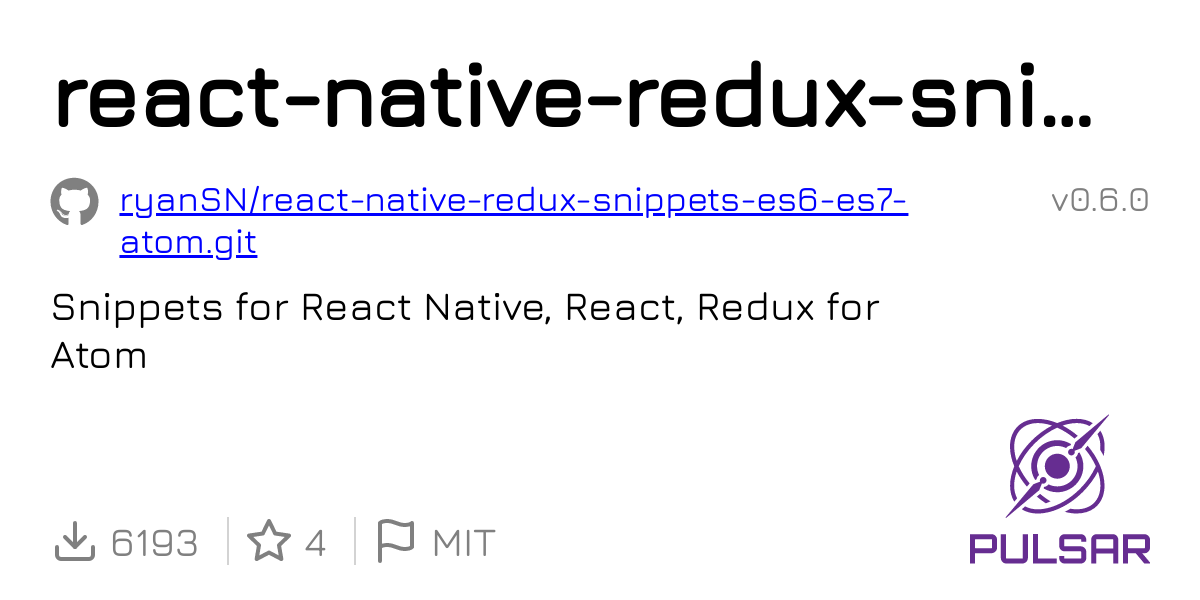react-native-redux-snippets-es6-es7-atom react-native-redux-snippets-es6-es7-atom