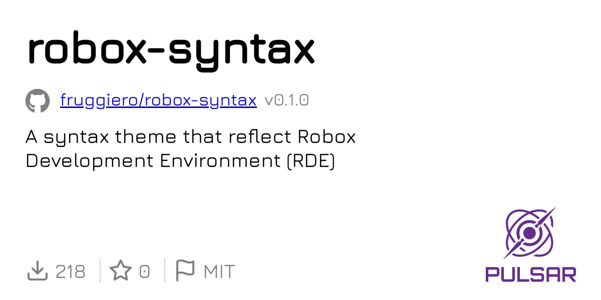 robox-syntax