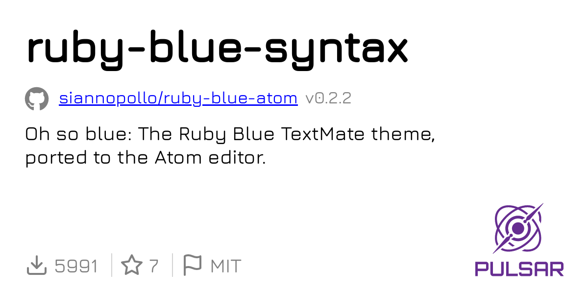 ruby-blue-syntax ruby-blue-syntax
