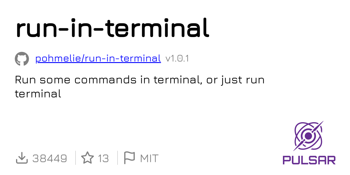 run-in-terminal run-in-terminal