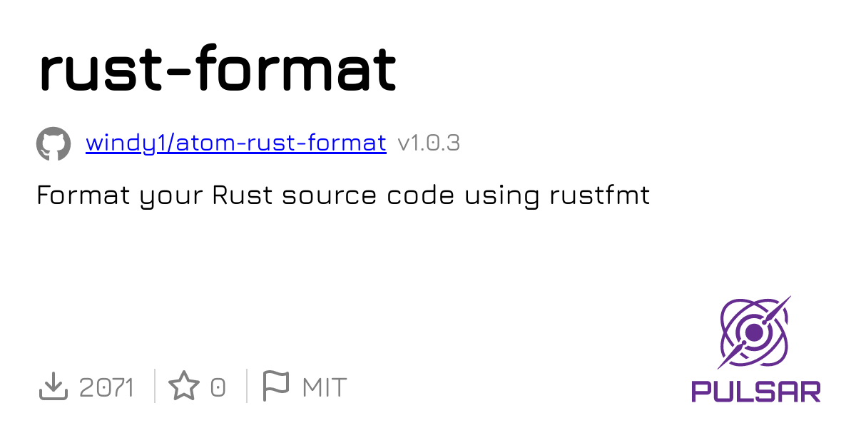 rust-format