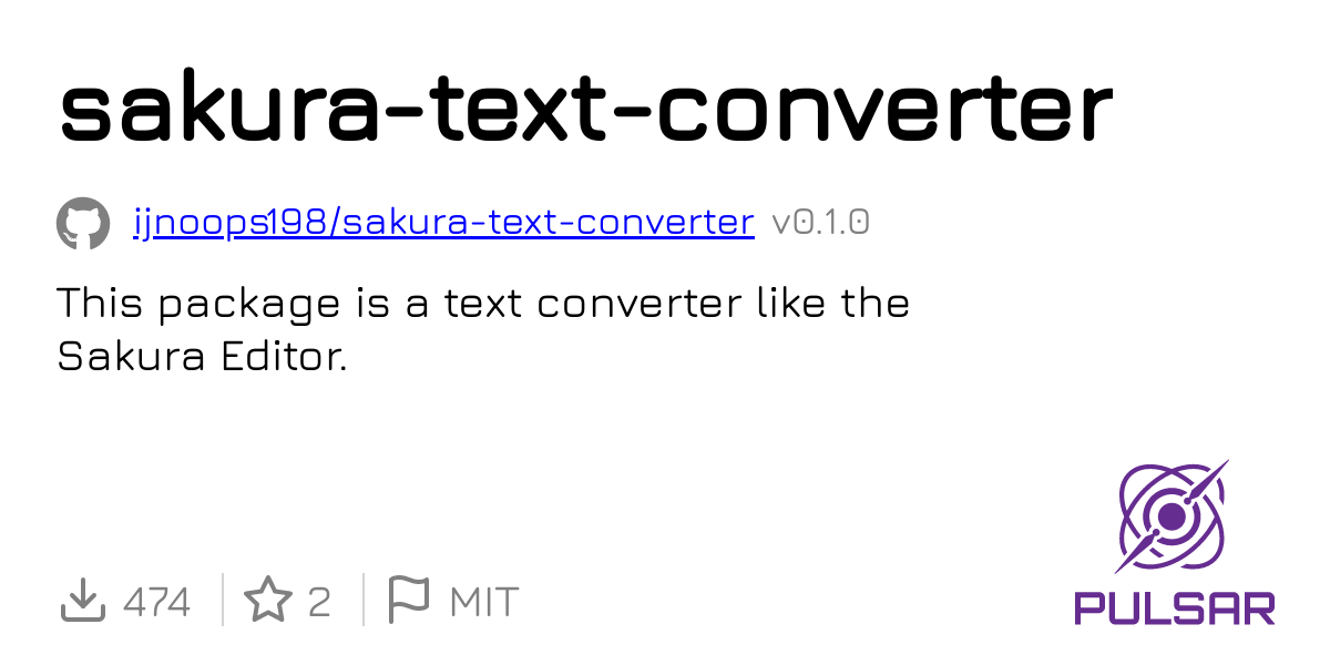 sakura-text-converter