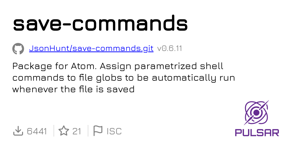 save-commands