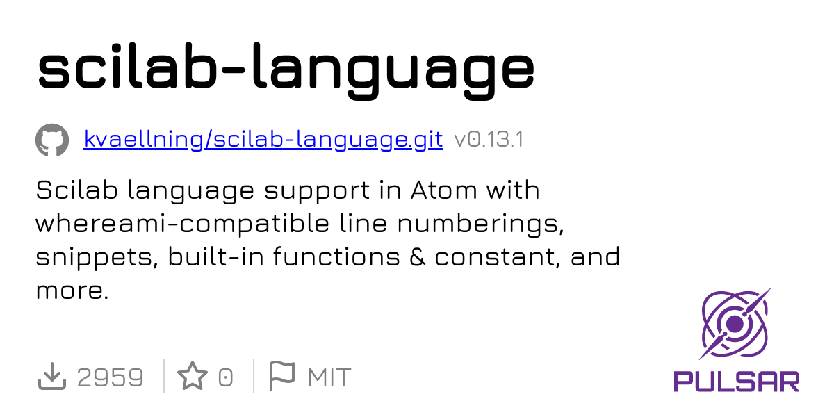Scilab Language 