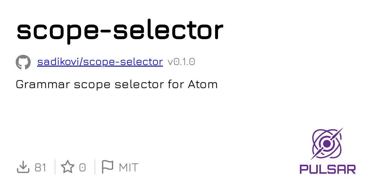 scope-selector