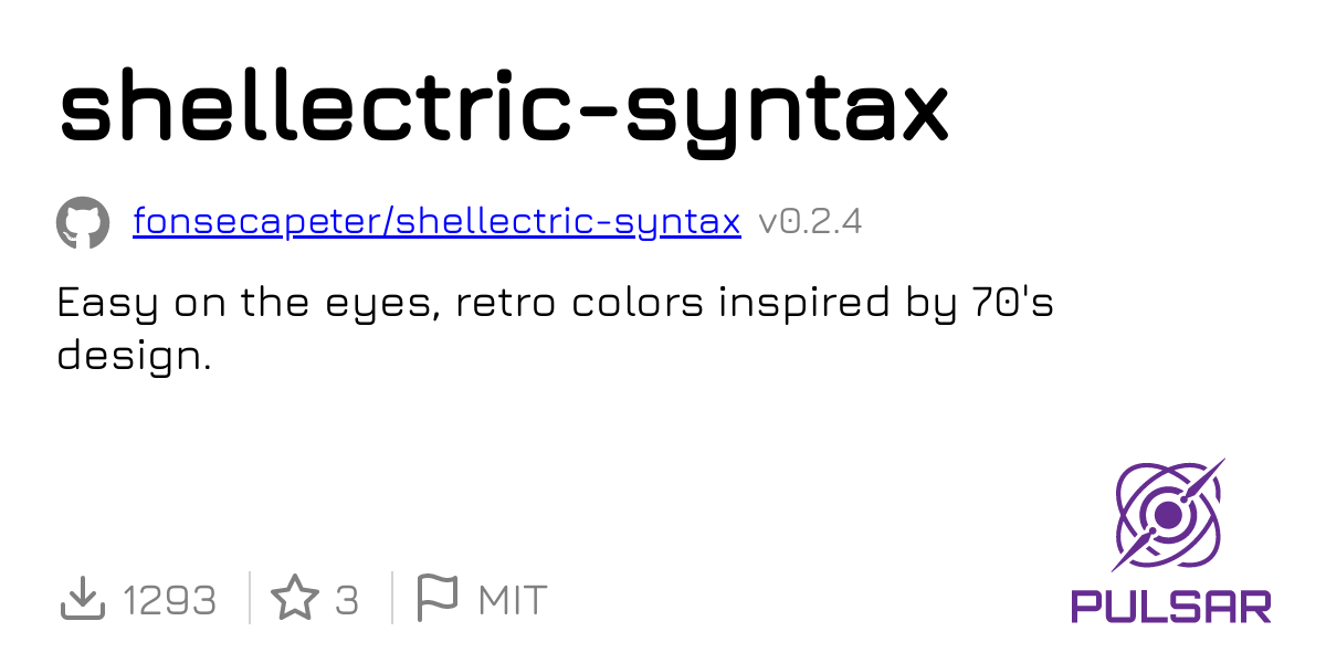 shellectric-syntax