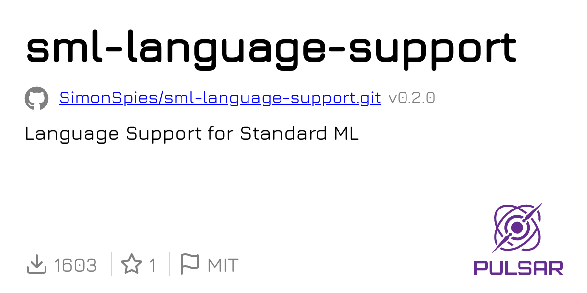sml-language-support