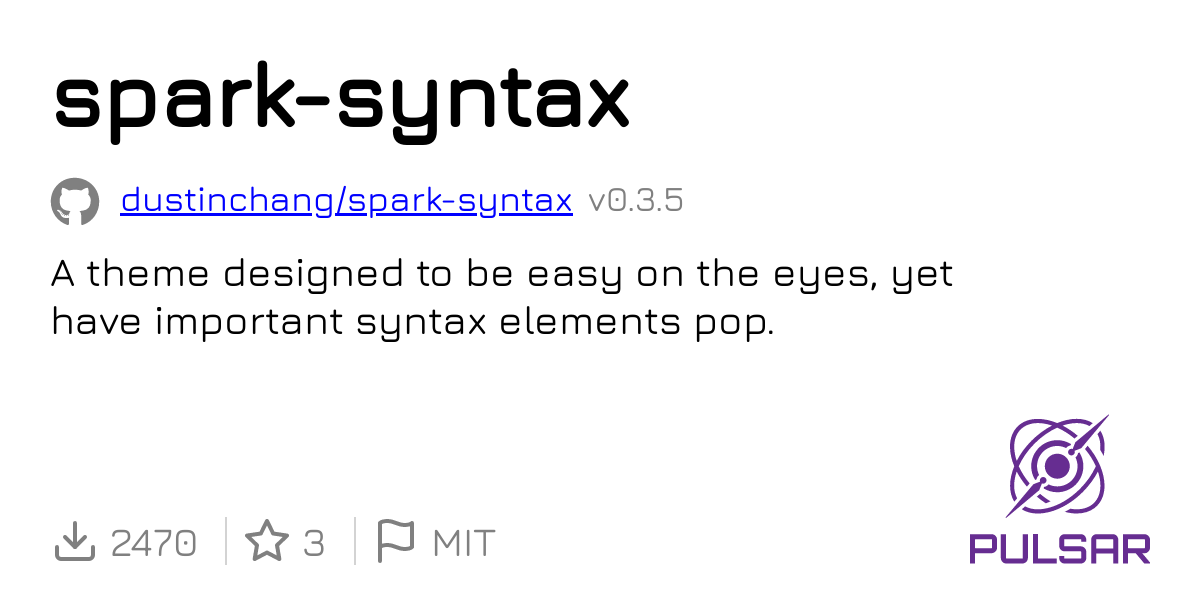 spark-syntax