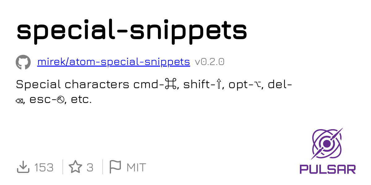 special-snippets