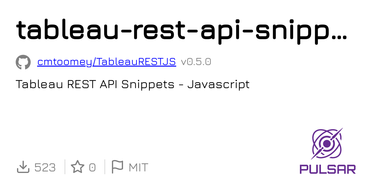 tableau-rest-api-snippets tableau-rest-api-snippets