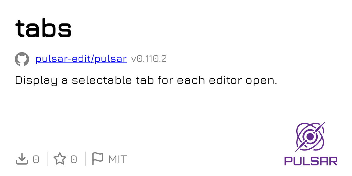tabs
