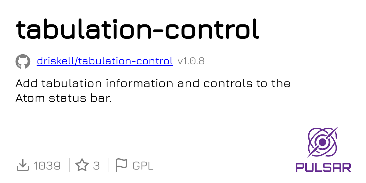 tabulation-control