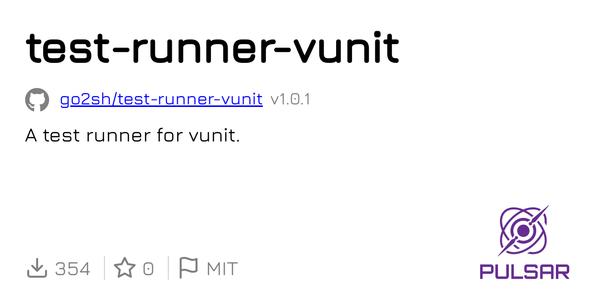 test-runner-vunit